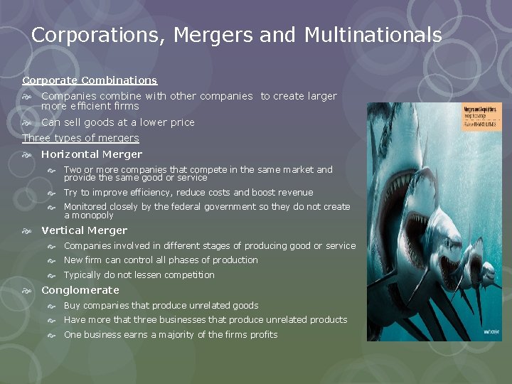 Business and Labor Chapter 22 Types of Businesses