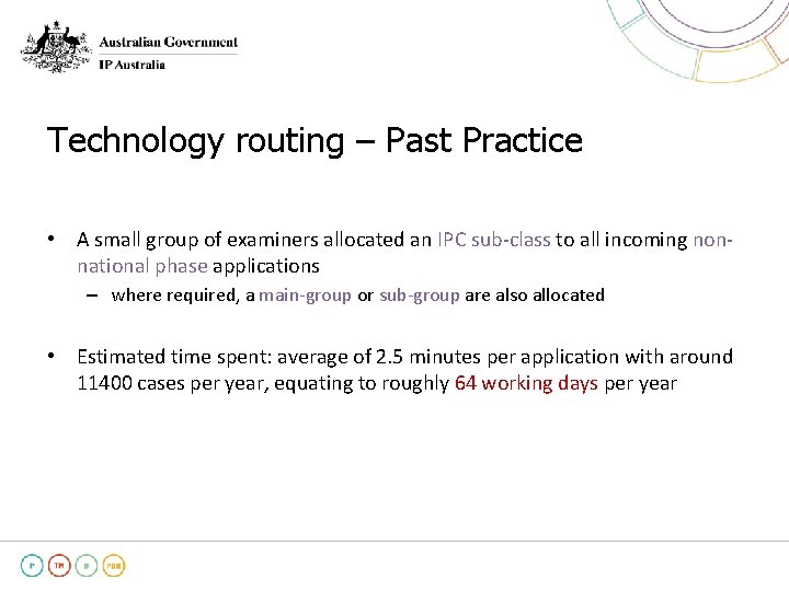 Machine Learning Assisted IPCbased routing at IP Australia