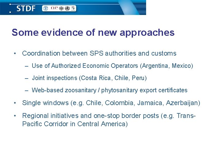 Standards and Trade Development Facility STDF A global
