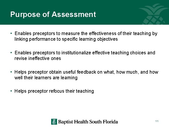 Preceptor Pearls Objective Assessment and Constructive Feedback Faaria