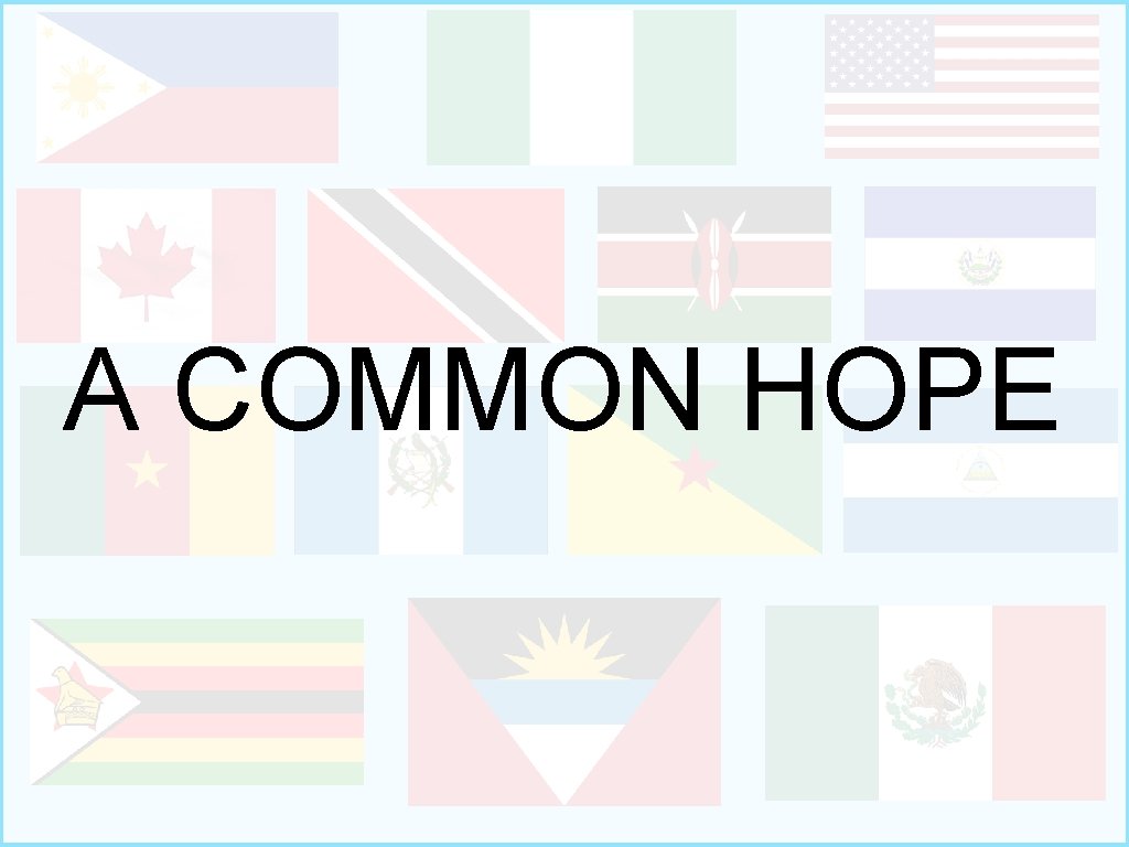 WELCOME LET US WORSHIP Blessed be the God