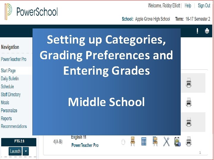 Setting up Categories Grading Preferences and Entering Grades