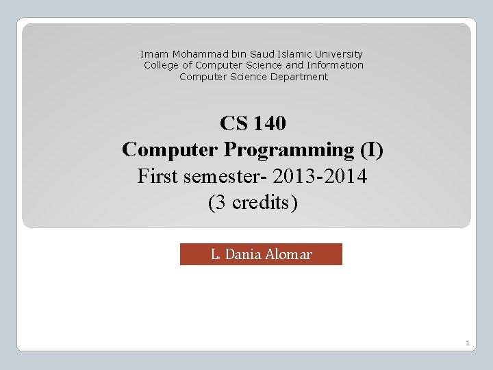 Imam Mohammad bin Saud Islamic University College of