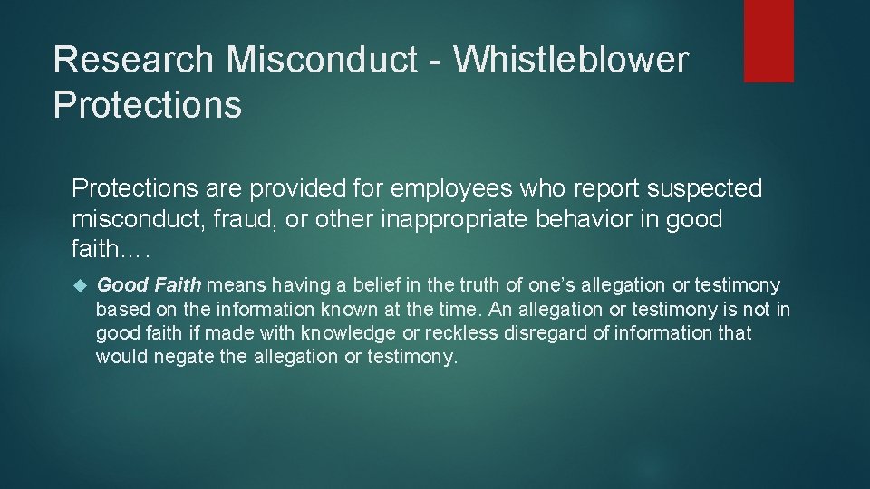 Responsible Conduct of Research RCR What is it
