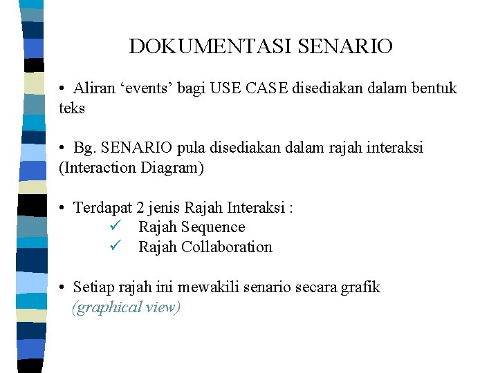 UML Interaction Diagram Objektif 1 1 2 3