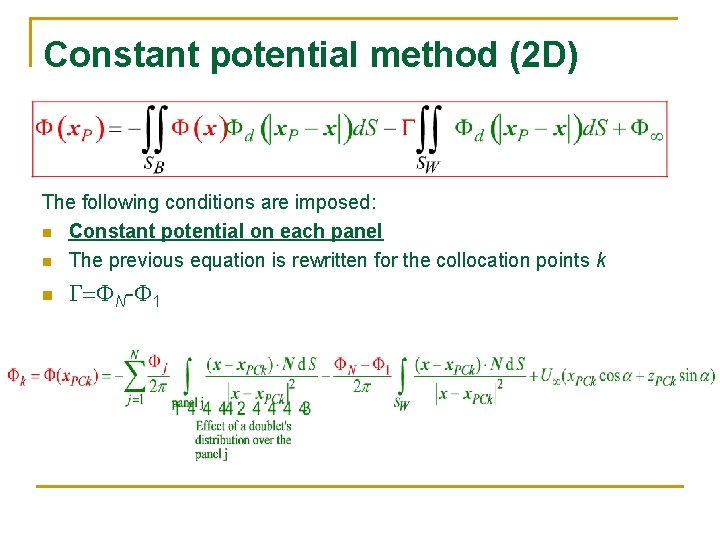Dirichlet formulation with constant potential Ana Lavern Simavilla
