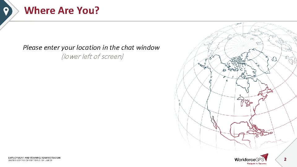 Where Are You Please enter your location in