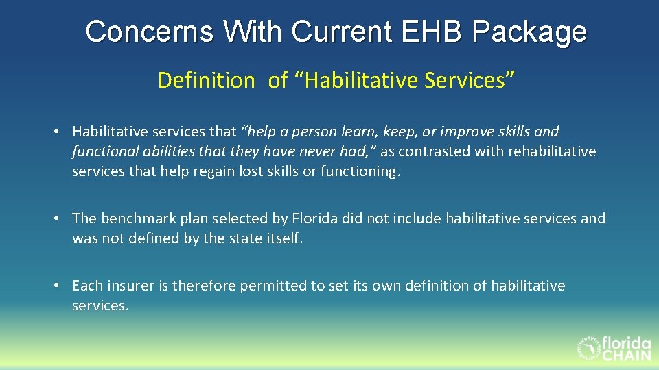 Essential Health Benefits Floridas Consumer Advocacy Efforts Leah