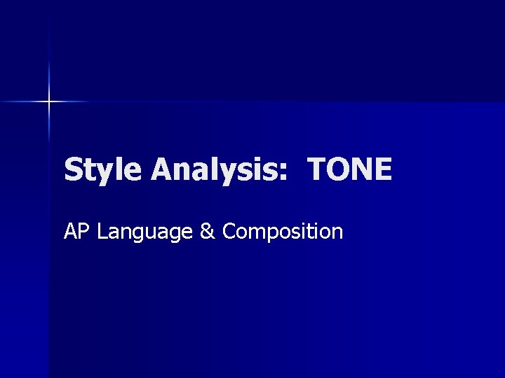 Style Analysis TONE AP Language Composition Essays on