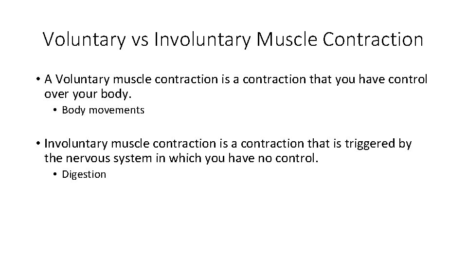 The Muscular System Three types of Muscle Cardiac
