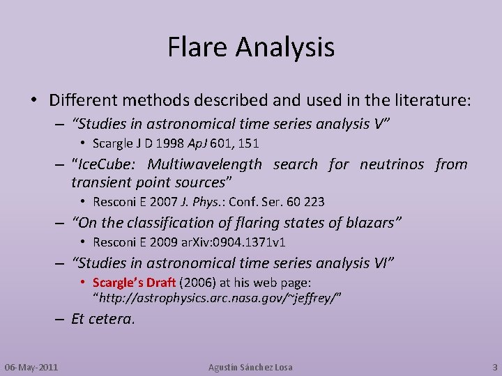 Maximum Likelihood Blocks for Time PDFs Developments in