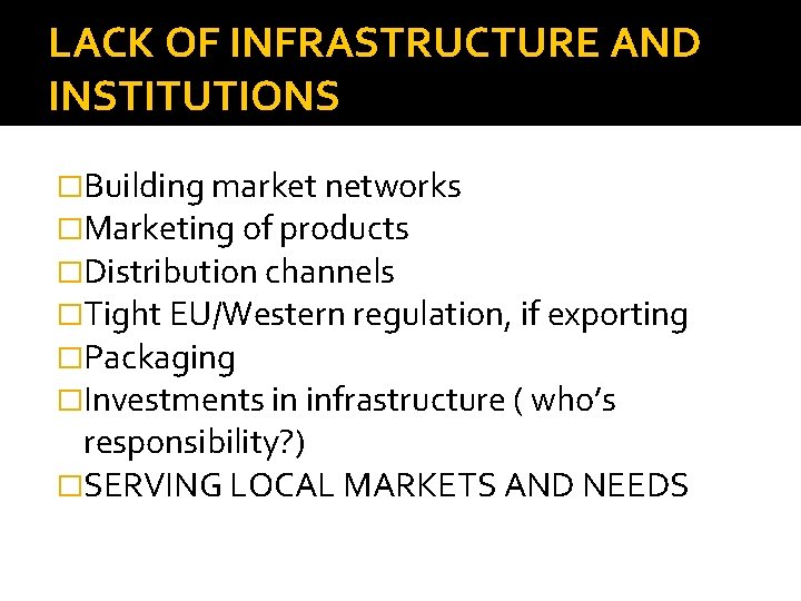HOW TO DEVELOP SUSTAINABLE AND INCLUSIVE BUSINESS MODELS
