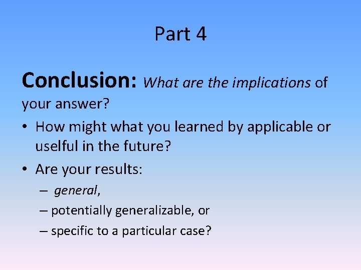 Writing an Abstract It is vital to write