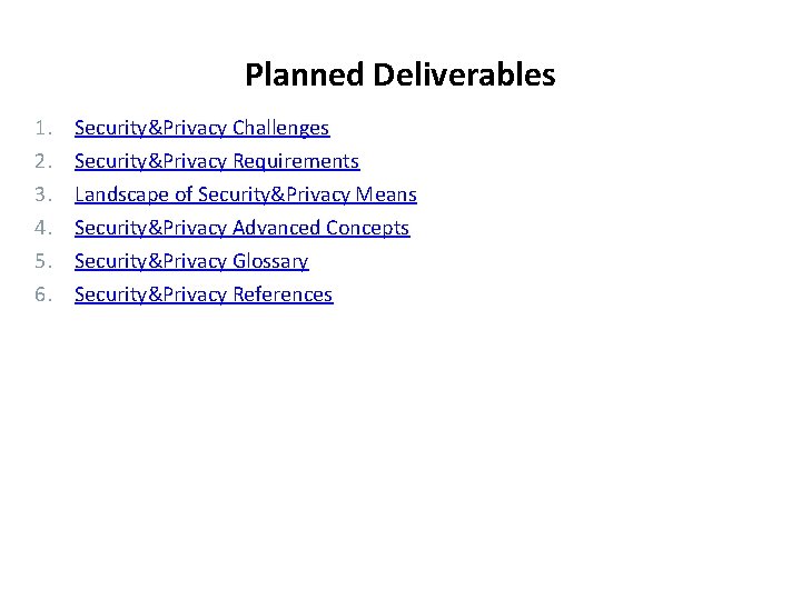 Report W 3 C IG on WebofThings Security