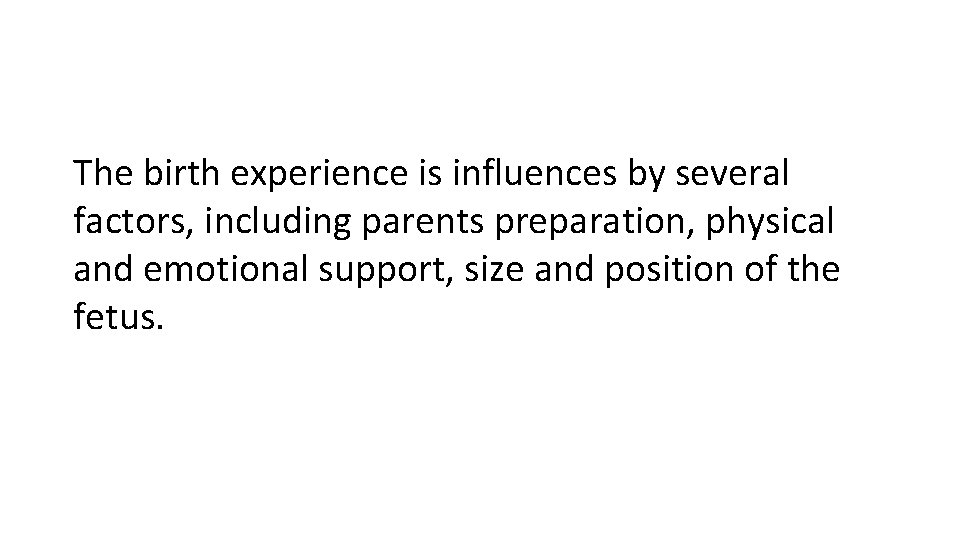 Chapter 4 The Birth Process Pages 107 116