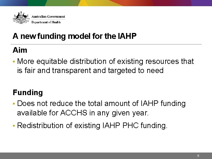 DEVELOPMENT OF A FUNDING MODEL FOR THE INDIGENOUS