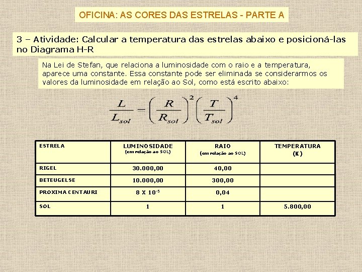 OFICINA AS CORES DAS ESTRELAS PARTE A 1