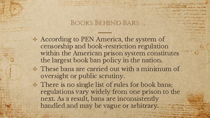 Classics in Confinement An Overview of Prison Book