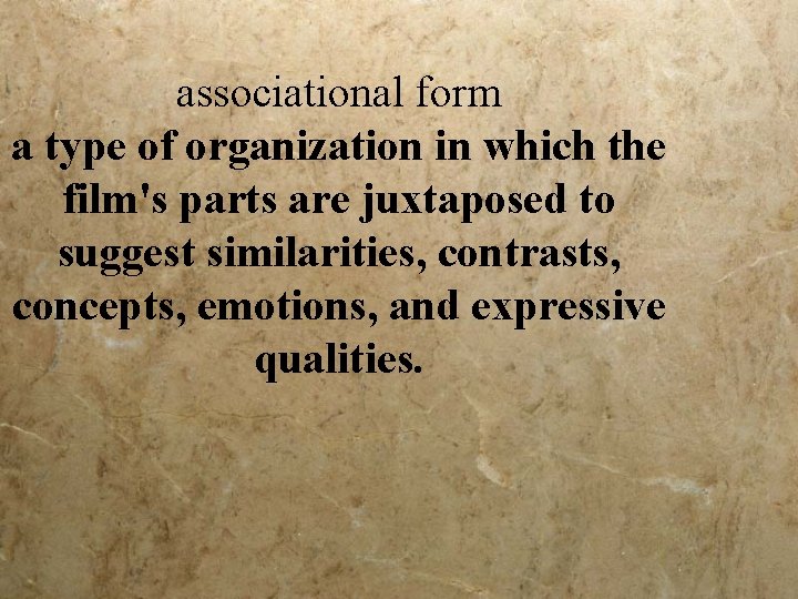 associational form a type of organization in which