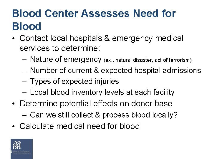 Donation vs Supply White Paper Transfusion SafetyPatient Blood
