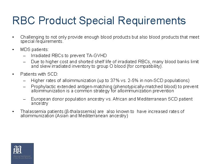 Donation vs Supply White Paper Transfusion SafetyPatient Blood
