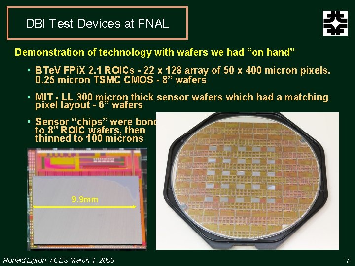 Application of Vertically Integrated Electronics and Sensors 3