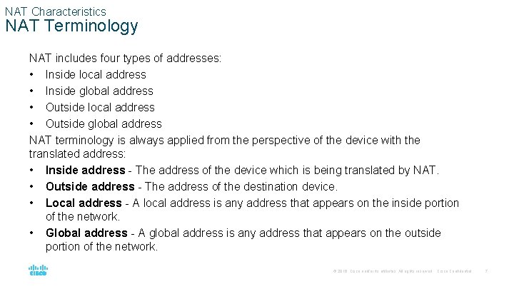 Module 6 NAT for IPv 4 Enterprise Networking