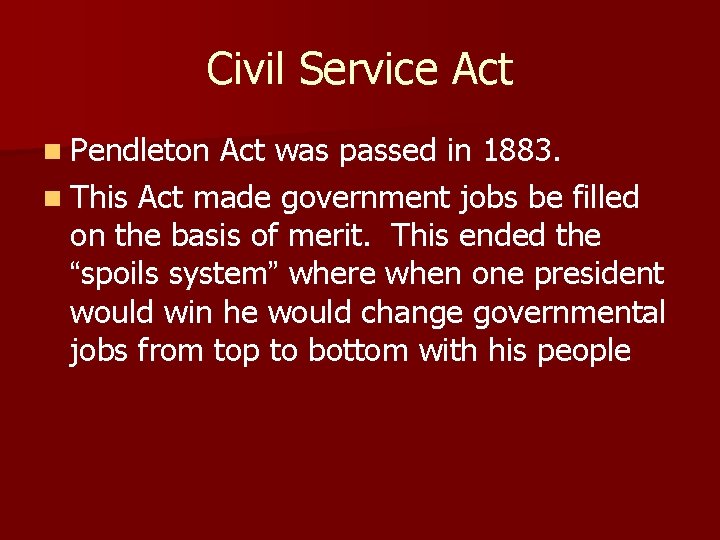 Urbanization Corruption Migration Civil Service Act Patronage African