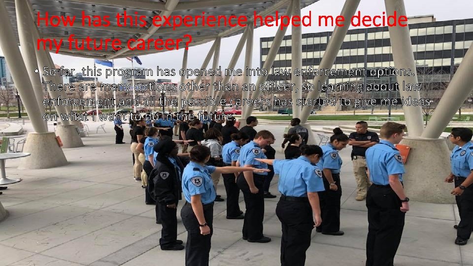 SLC Police Explorers By Thomas Micklos What is