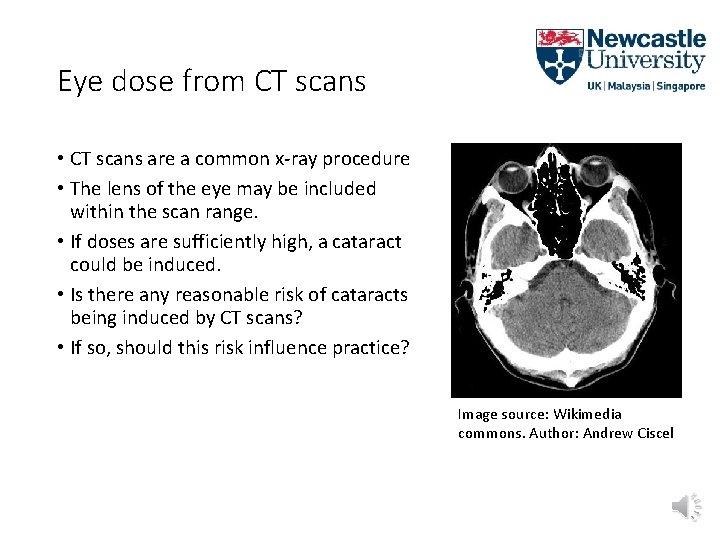 Radiation research at Newcastle University Richard Harbron ncl