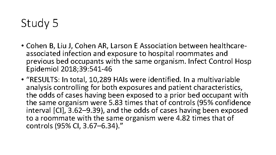 Whos to Blame Environment versus the Patient A