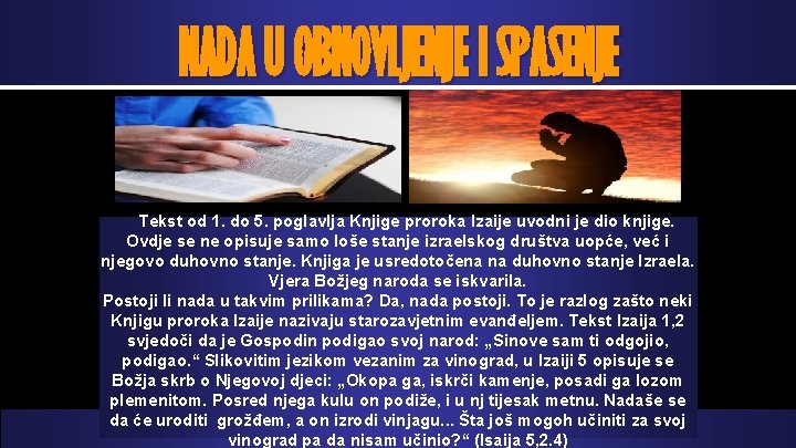 TJEITE NAROD MOJ 1 tromjeseje 2020 Prezentacija biblijske