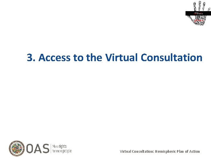 Virtual Consultation Hemispheric Plan of Action to Prevent