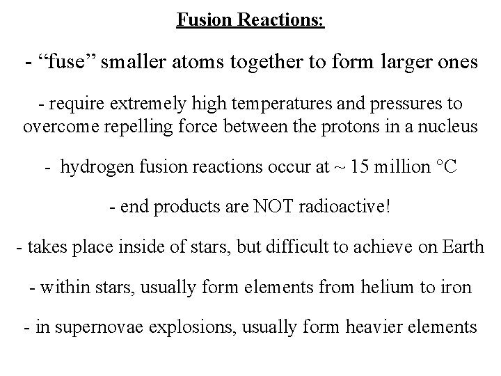 Ch 11 3 Nuclear Reactions Nuclear reactions change