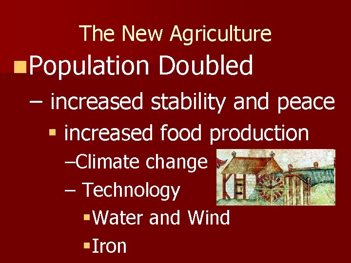 Peasants Trade and Cities 10 1 The New