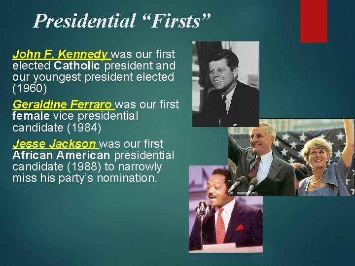 The President and the Executive Branch The Presidents