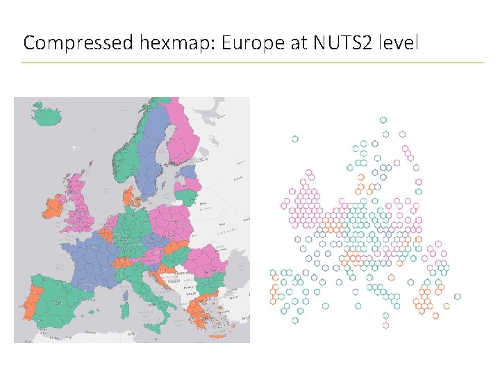 Automated equal area cartograms Algorithmled generation of equal