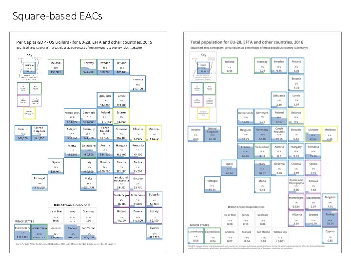 Automated equal area cartograms Algorithmled generation of equal