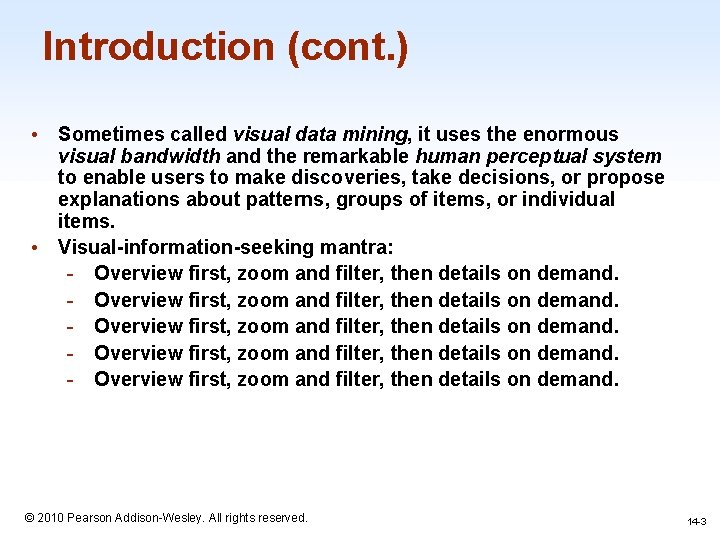 CHAPTER 14 Information Visualization Designing the User Interface