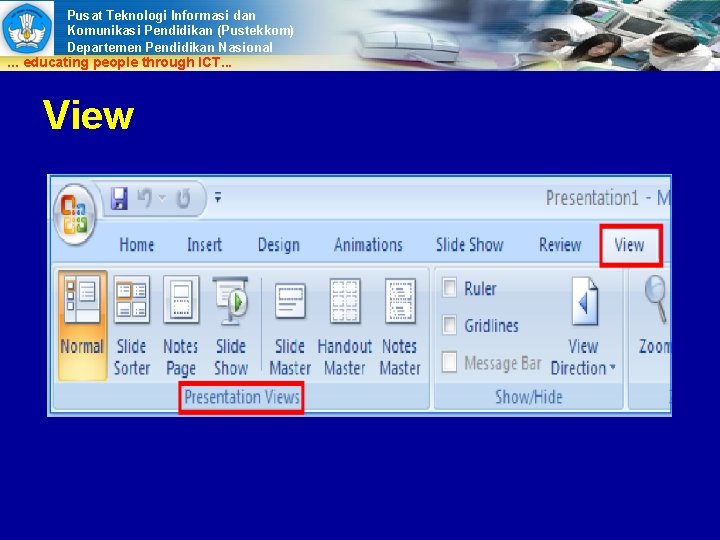 Pusat Teknologi Informasi dan Komunikasi Pendidikan Pustekkom Departemen