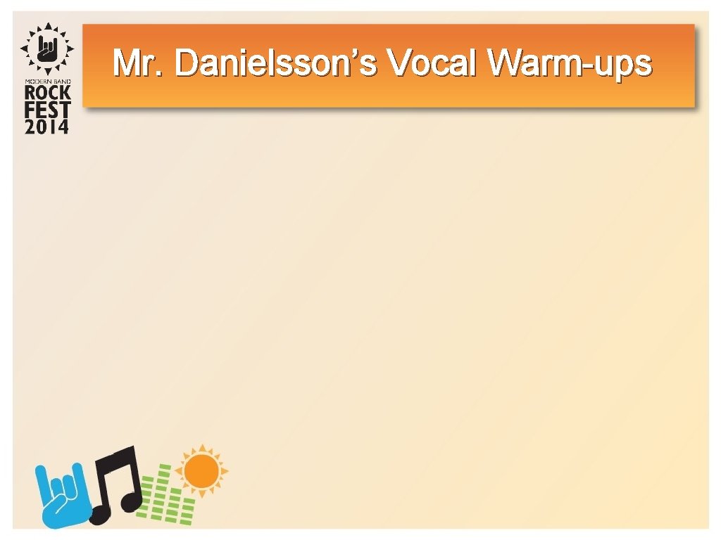 Vocals In The Modern Band Classroom Steve Danielsson