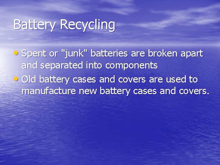 Solutions What are we doing to help History