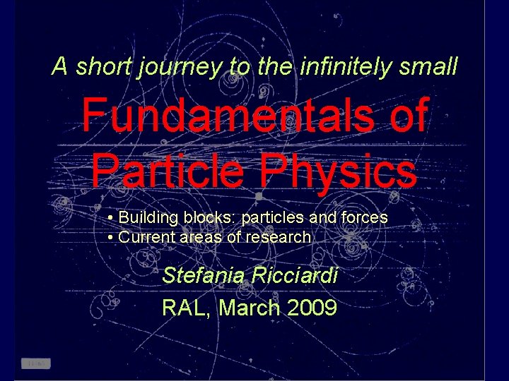 A short journey to the infinitely small Fundamentals
