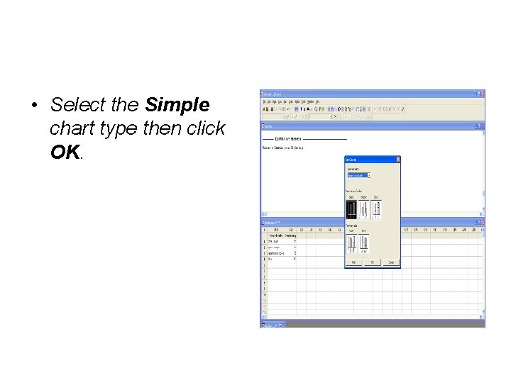 Chapter 2 Minitab Recipe Cards Pie charts Put