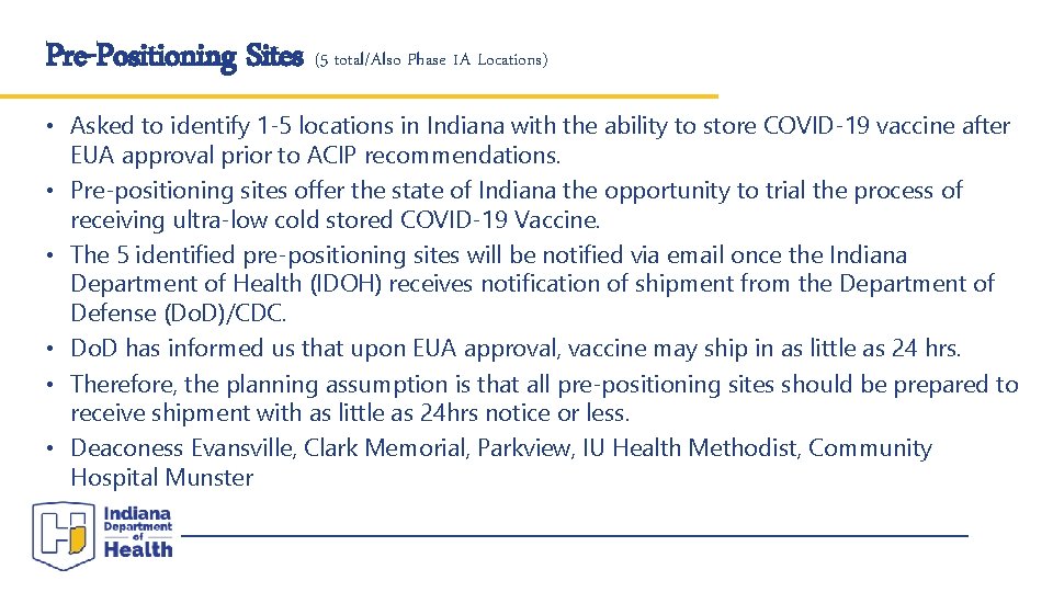 PHASE 1 A VACCINE ADMINISTRATION KRISTINA BOX MD
