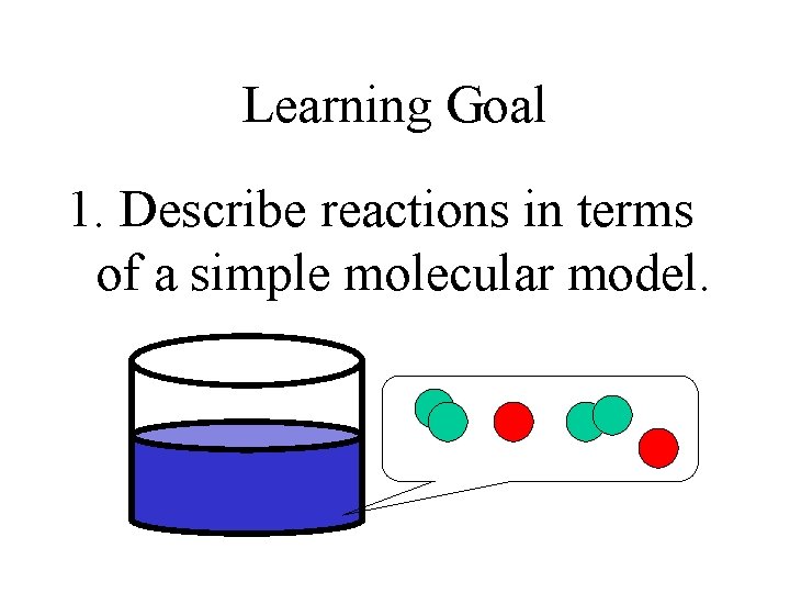 Reactions and Rates Activity 1 Introduction to reactions