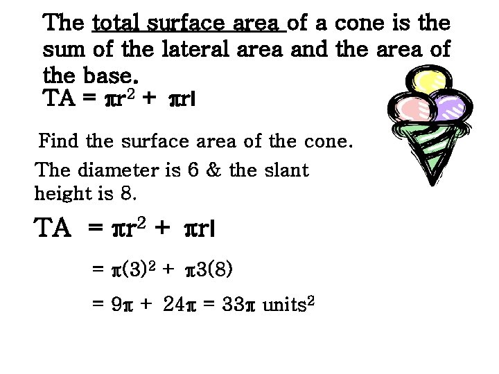 Surface Area of Circular Solids Lesson 12 3