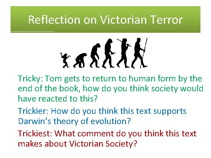 The Victorian Terror What do you believe to