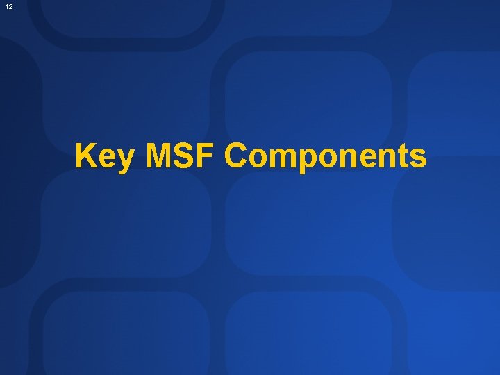 Session partially based on excellent materials for new