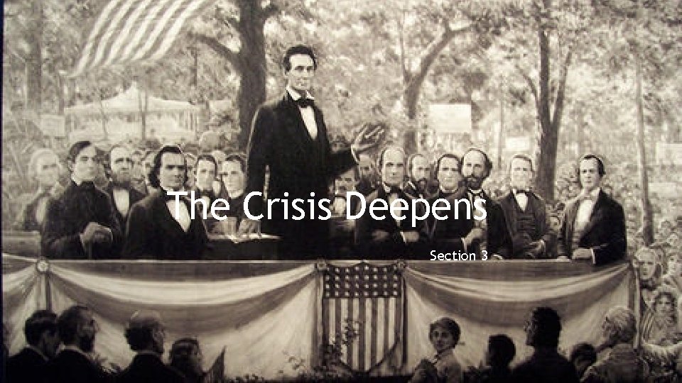 The Crisis Deepens Section 3 Objectives Identify how